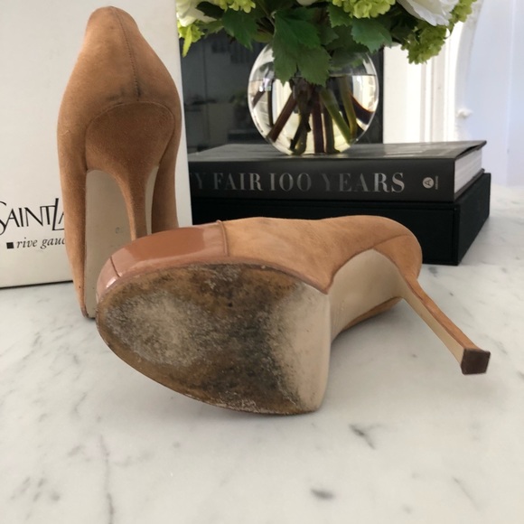Yves Saint Laurent | Shoes | Ysl Tribute Cap Toe Pump | Poshmark